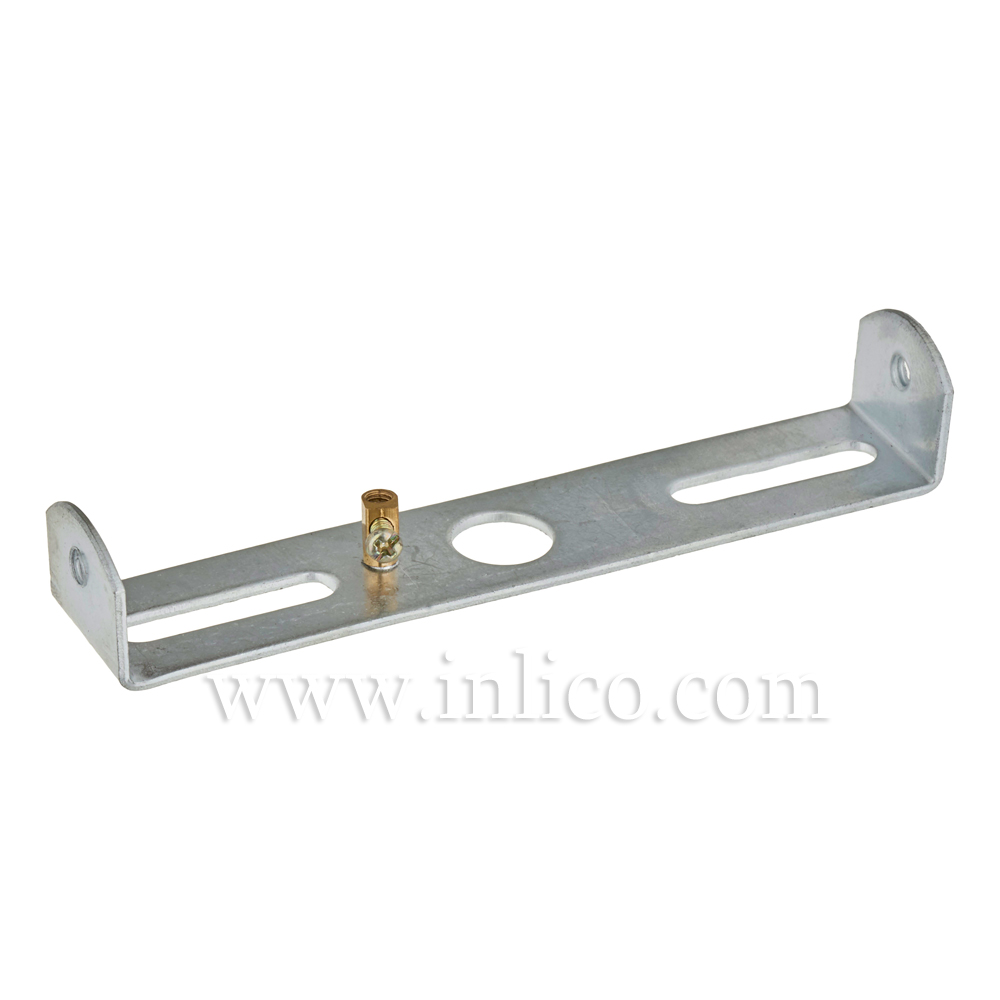 BRACKET WITH EARTH FOR 100mm CEILING CUP 6.1008 GALVANIZED STEEL WITH ...